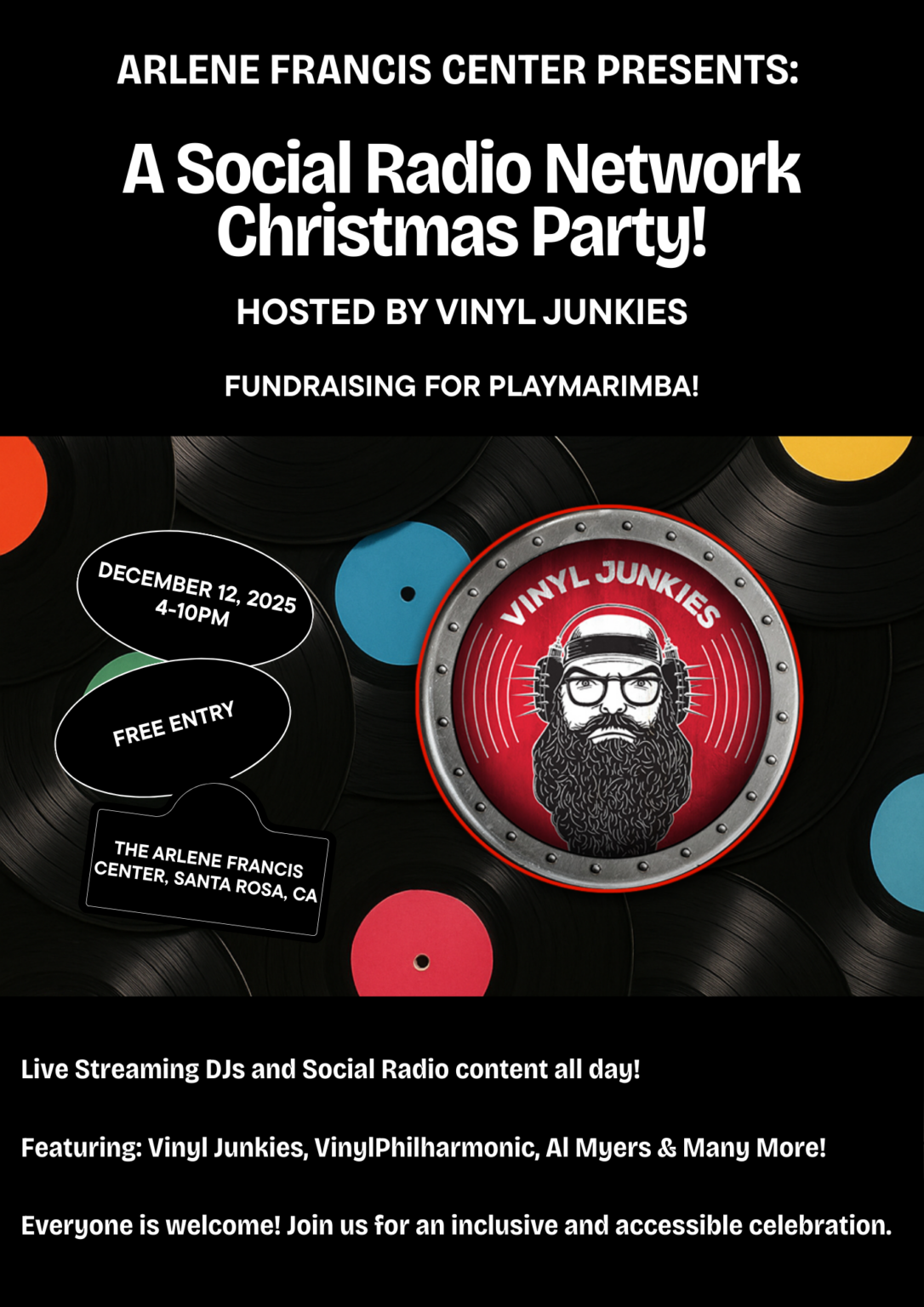 A Social Radio Network Christmas Party - Arlene Francis Center